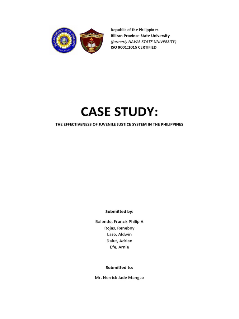 Case Study Juvenile-1 | PDF | Juvenile Court | Juvenile Delinquency