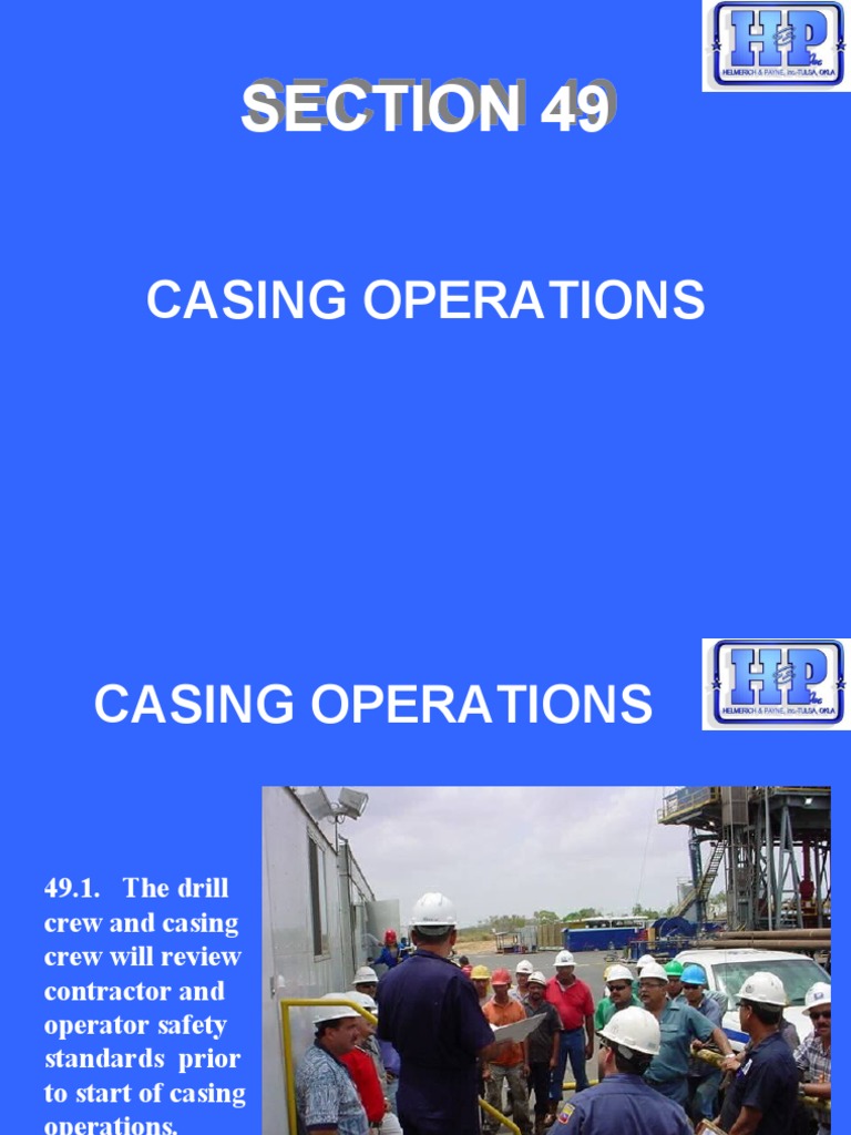 Casing Operation.ppt | PDF