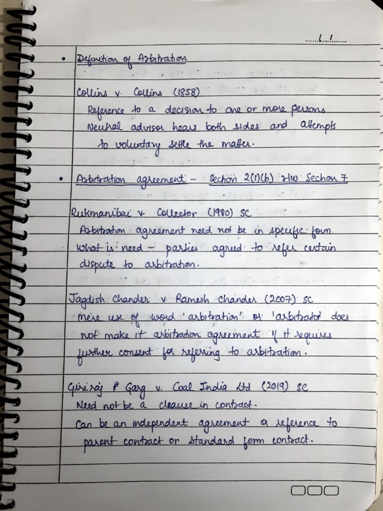 Arbitration Cases PDF | PDF