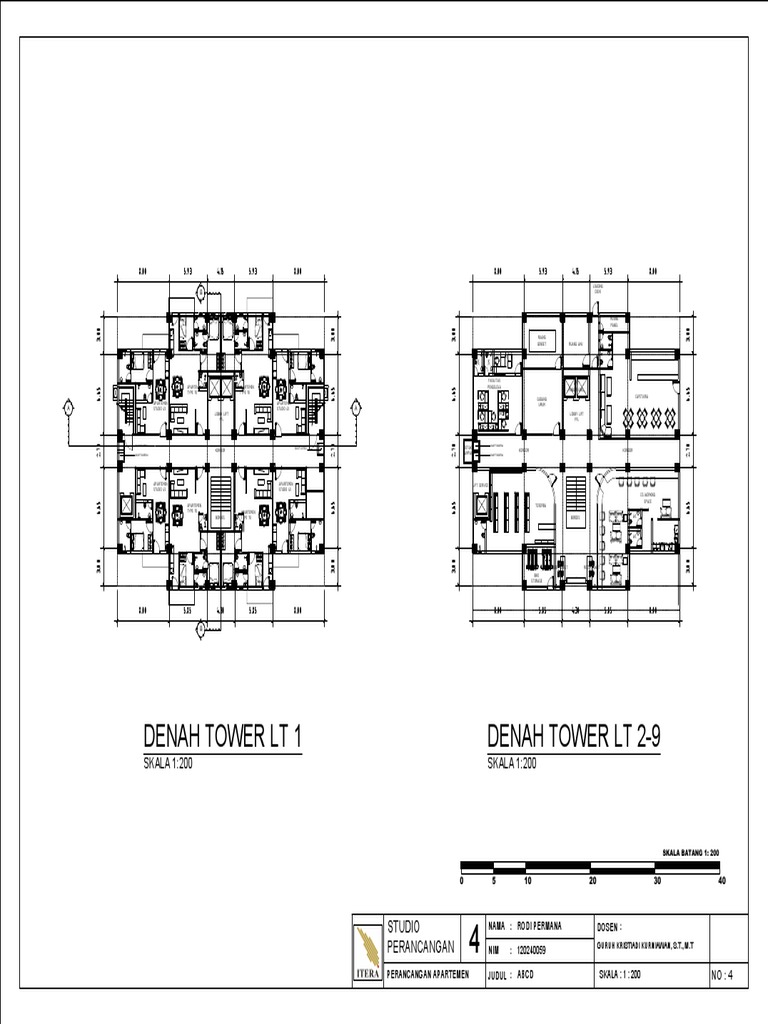 4.DENAH TOWER.pdf | PDF