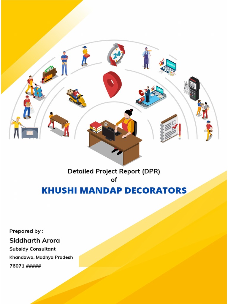 Mandap Decoration Project Report | PDF | Swot Analysis | Feasibility Study