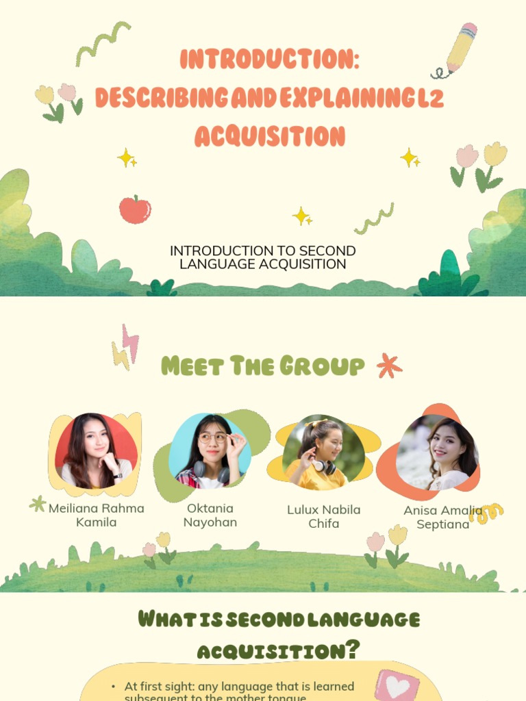 Introduction Describing and Explaining L2 Acquisition PDF | PDF ...