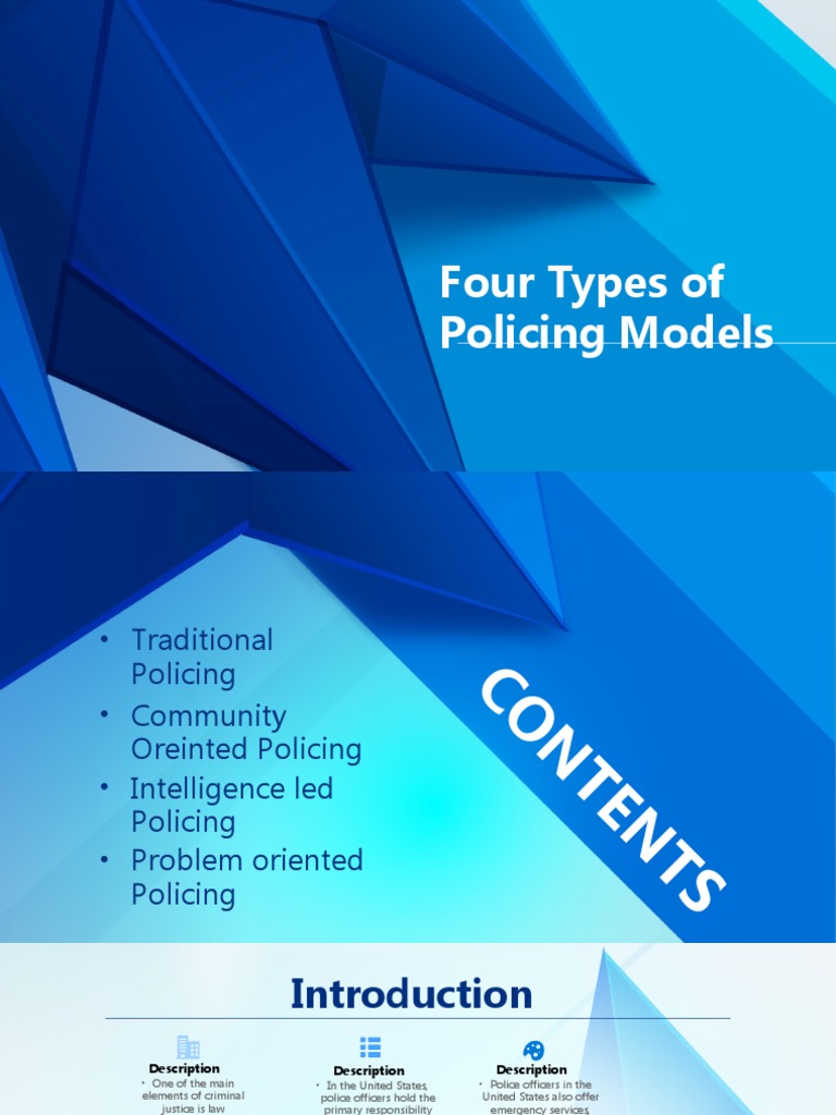 Four Policing Models Explained | PDF | Police | Detective