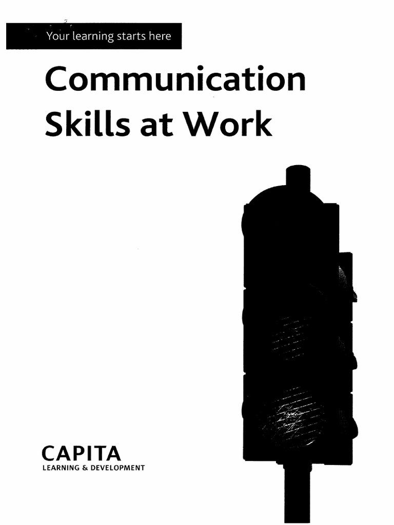 Communication Skills in The Workplace | PDF | Communication ...