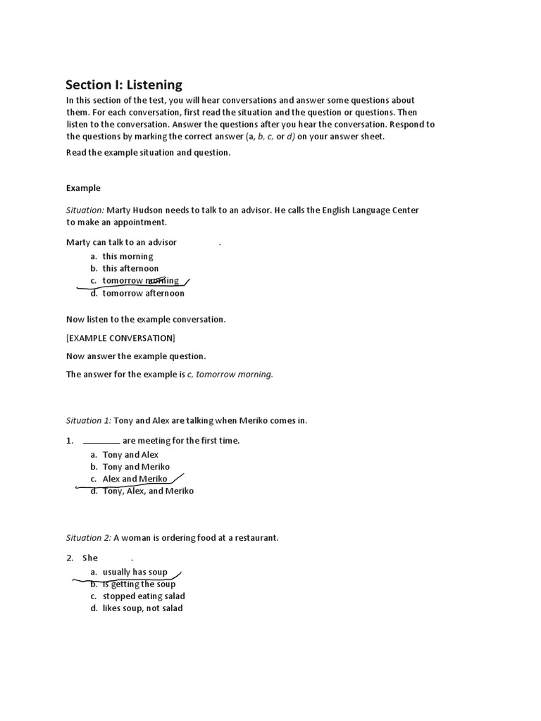 Placement Test Guide PDF | PDF