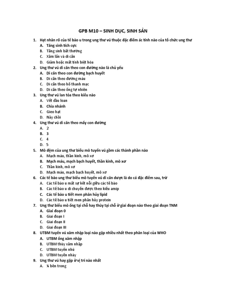 Đề cương GPB M10.docx | PDF