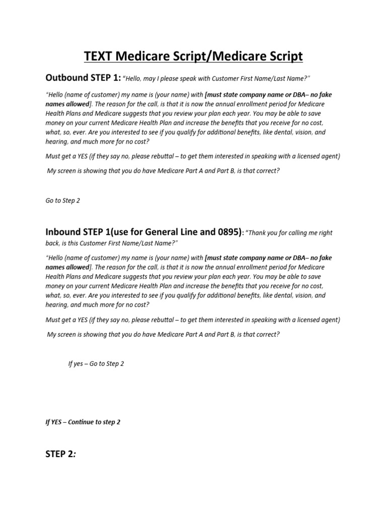 2022 AEP Tier 1 Script - Updated Oct16.docx | PDF | Medicare (United ...