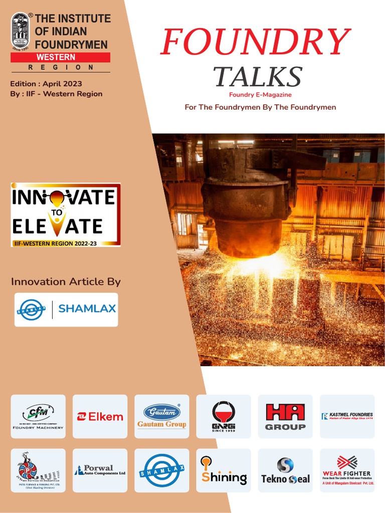 Foundry Talks - IIFWR E-Mag - Issue April23 | PDF | Mill (Grinding) | Casting (Metalworking)