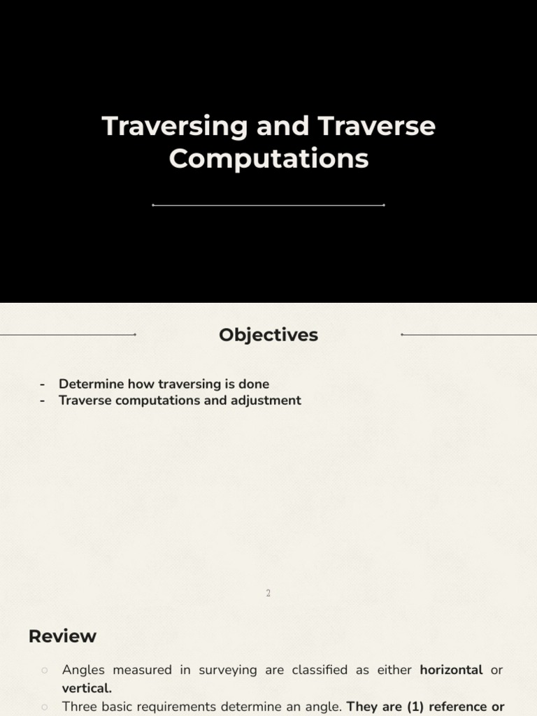 Traversing and Traverse Computations PDF | PDF