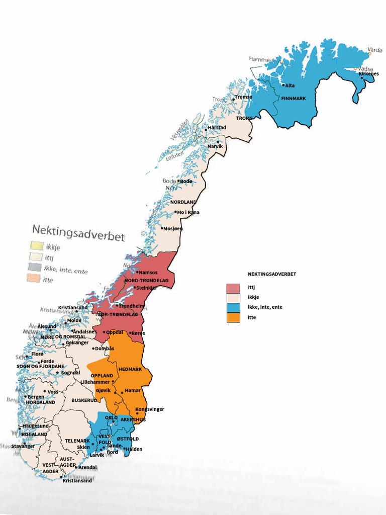 Dialekter Nektingsadverbet RGB PDF | PDF