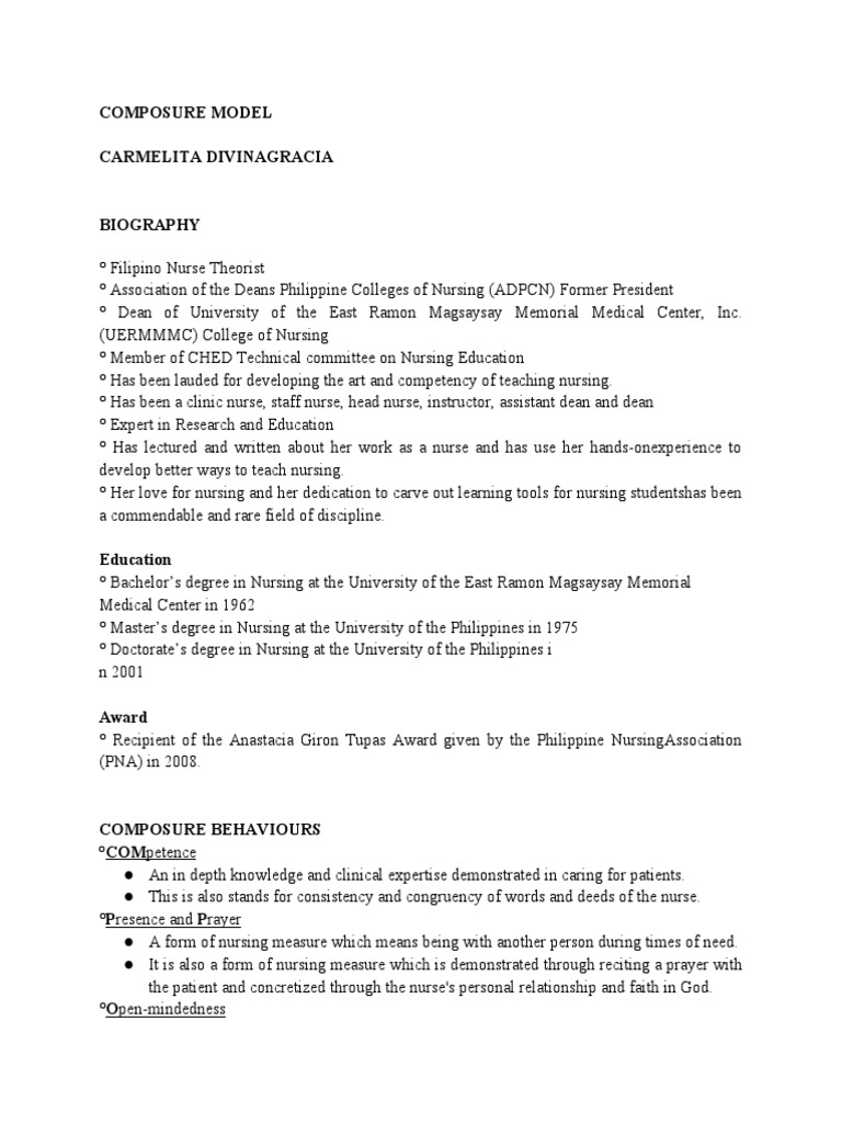 -COMPOSURE MODEL-.docx | PDF