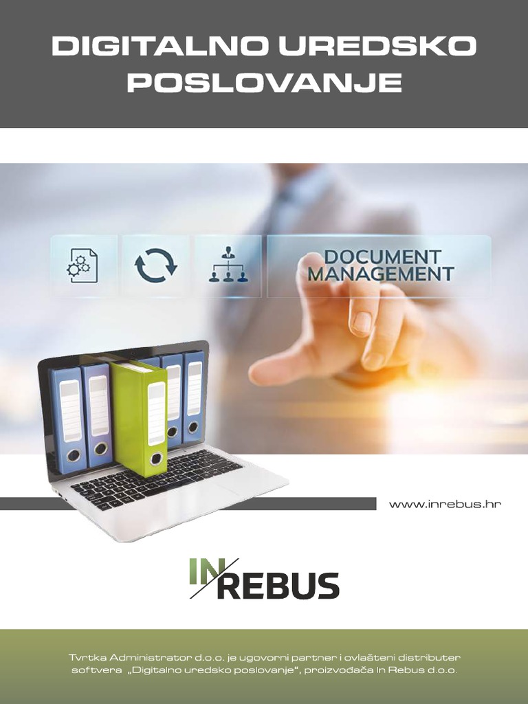 DIGITALNO UREDSKO POSLOVANJE (Sustav Upravljanja Dokumentima) PDF | PDF