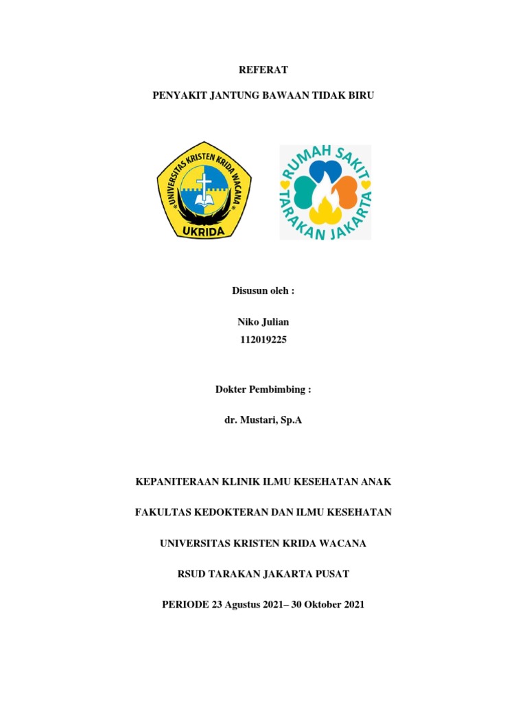 Referat WORD - Niko Julian 112019225 PDF | PDF | Pengembangan Diri ...