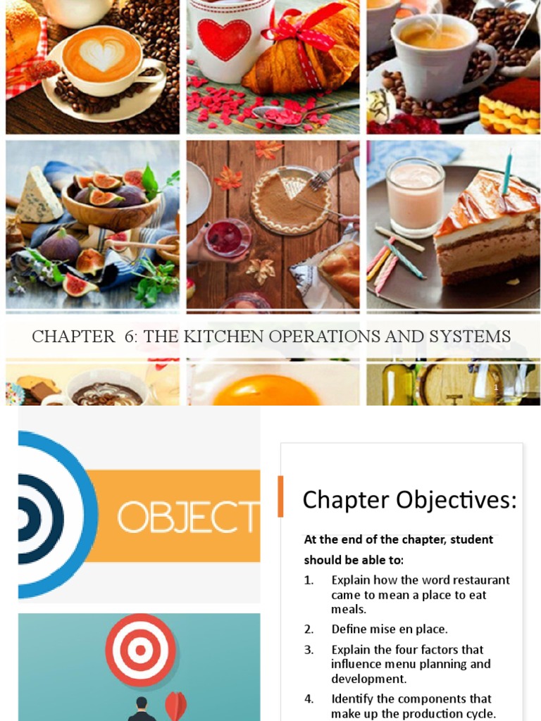 Chapter 6 - The Kitchen Operation and Systems (1) | PDF