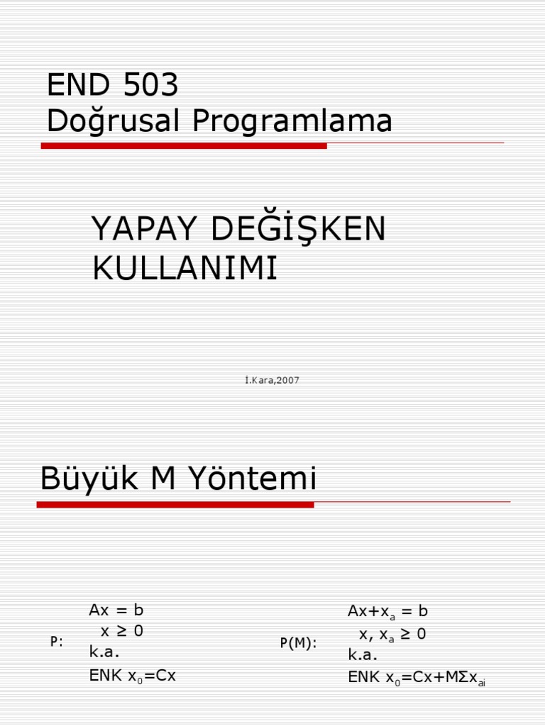 Yapay Degisken Kullanimi | PDF