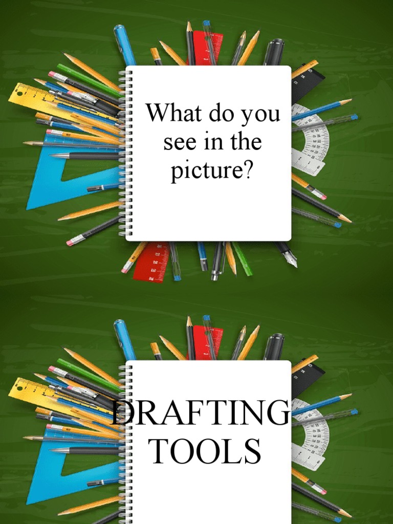 Essential Drafting Tools Overview | PDF | Drawing | Technical Drawing