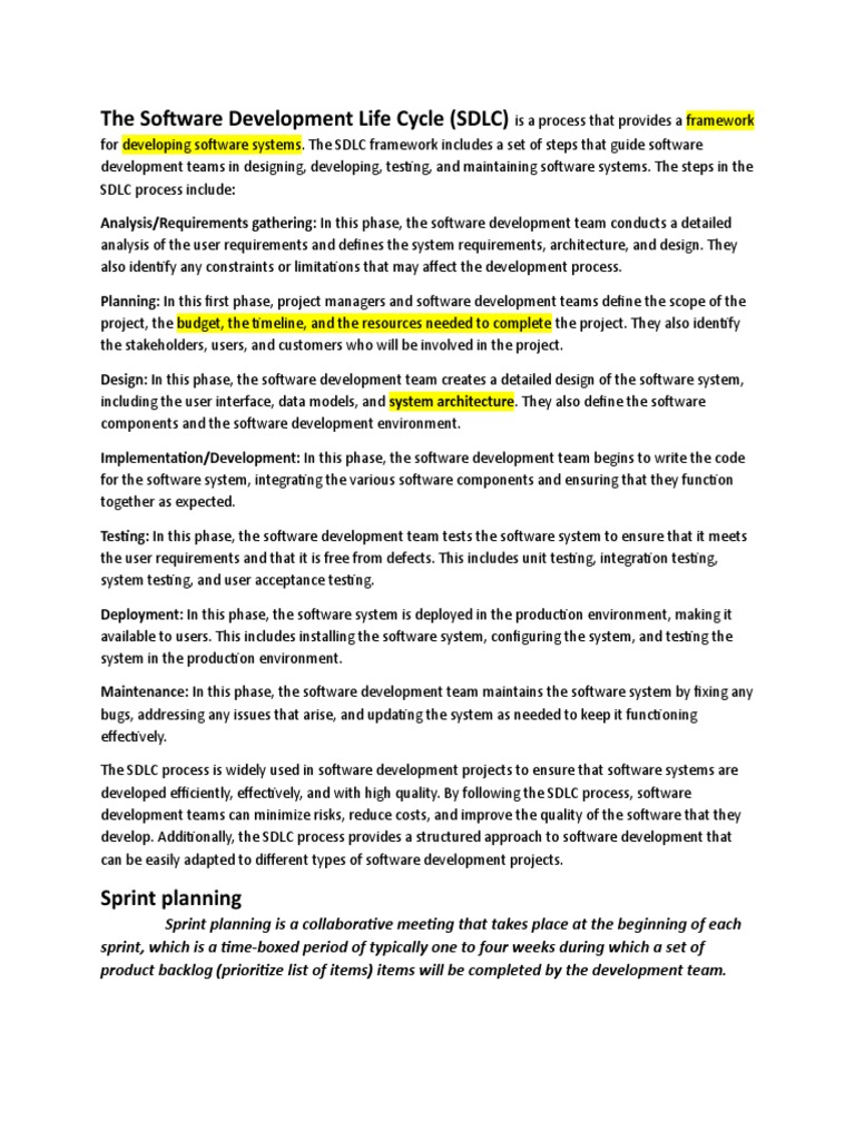 My Notes About Agile Dev Sprint Planning | Download Free PDF | Scrum ...