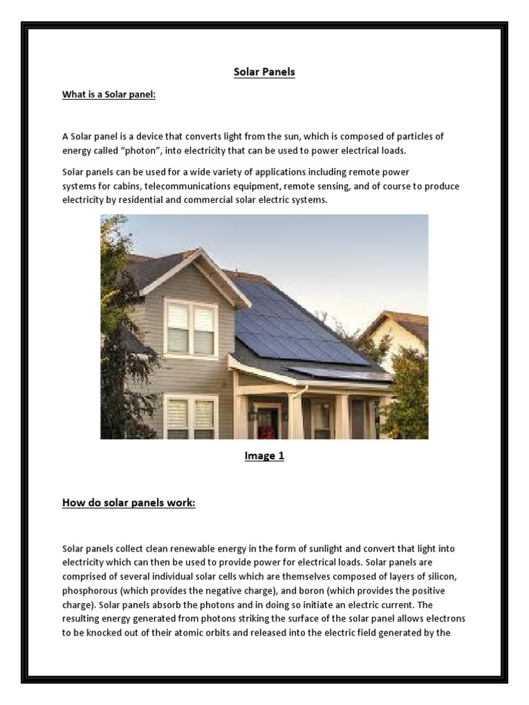 Solar Panel PDF | PDF