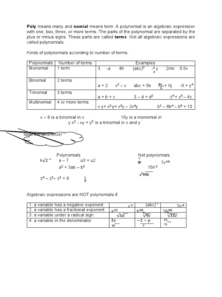Handout For TTL 2 - DEMO | PDF | Polynomial | Computational Science