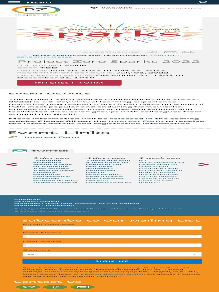 Project Zero Sparks 2022 Project Zero | PDF