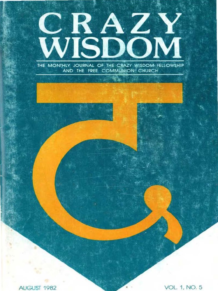 Crazy Wisdom Vol 1 No 5 August 1982 PDF | PDF | Meditation
