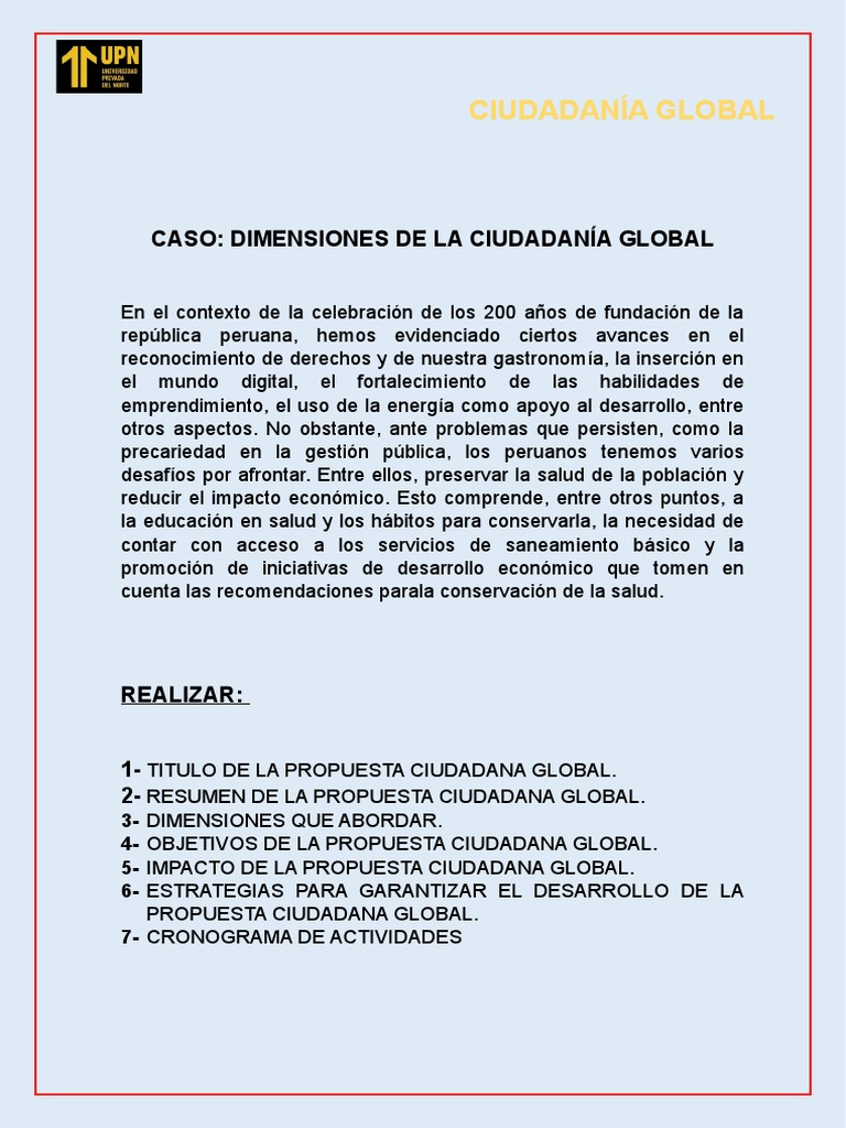 Ciudadanía Global Ep | PDF