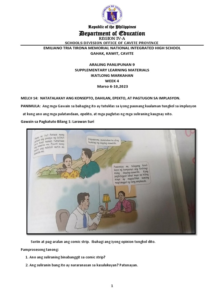 Q3 SLM G9 AP Week 4 PDF | PDF