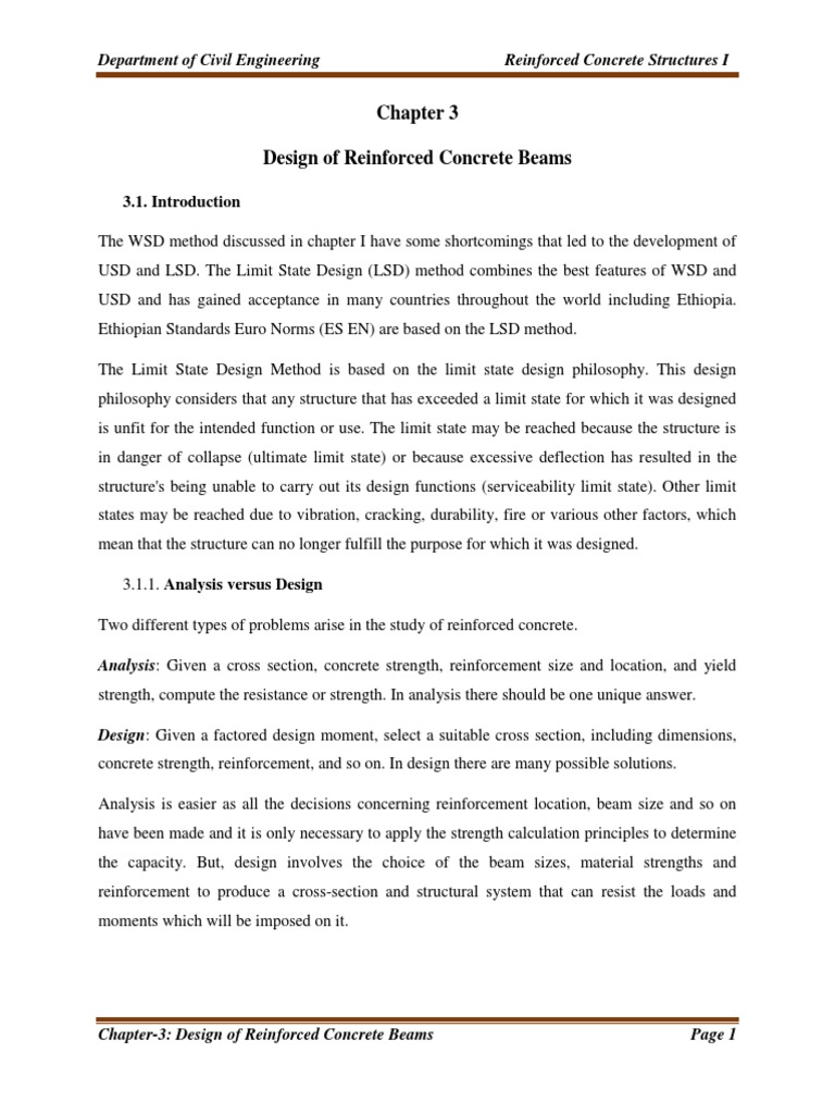 RC-I Chapter 3 PDF | PDF