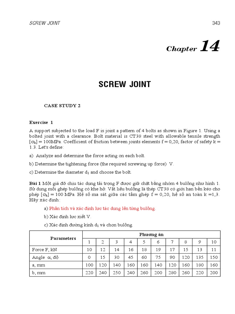 2023.04.28 Case Sudy 2 Screw Joints PDF | PDF