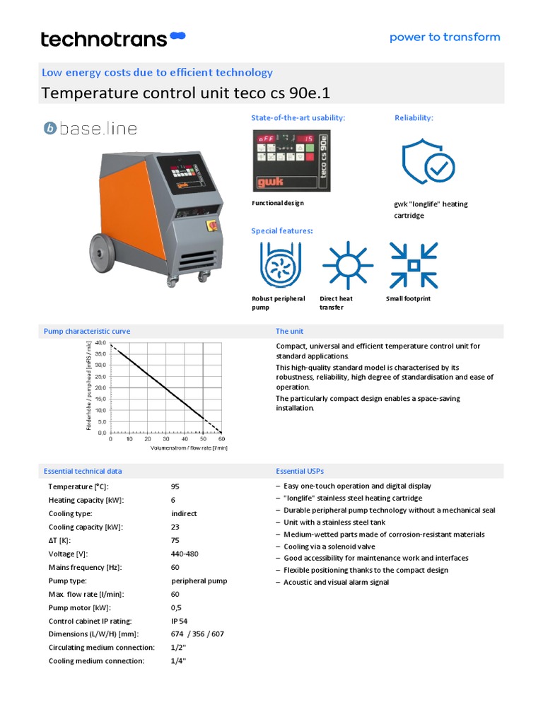 Teco - Cs - 90e 1 WP - 601 WT - 01 6kW 440 480V 60Hz PDF | PDF | Pump ...