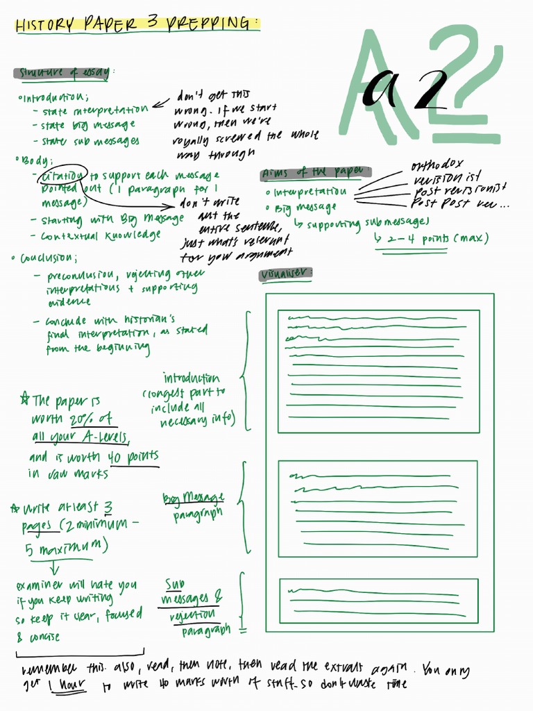 9489 History Paper 3, Interpretation Notes PDF | PDF