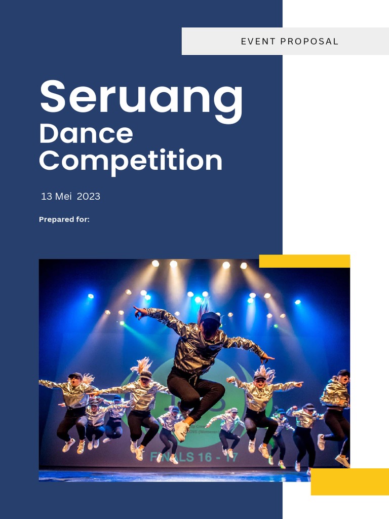 Proposal Sponsorship SeRuang Dance Competition PDF | PDF