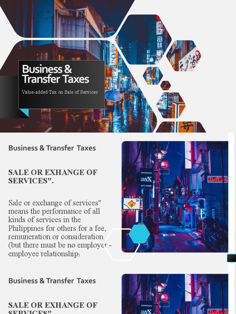VAT On Sales of Services | PDF