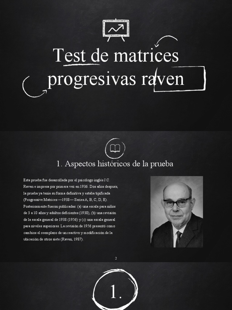 PPT. Test Raven | PDF | Matriz (Matemáticas) | Inteligencia