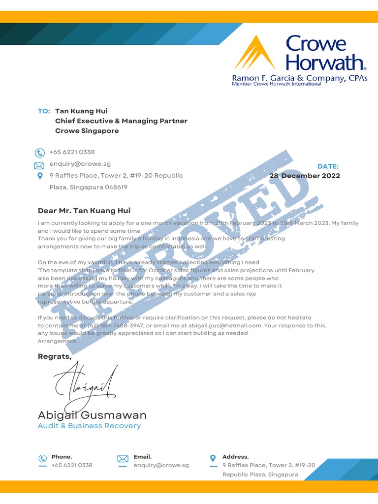 Abigail Gusmawan - DOC3782156 - Approved PDF | PDF