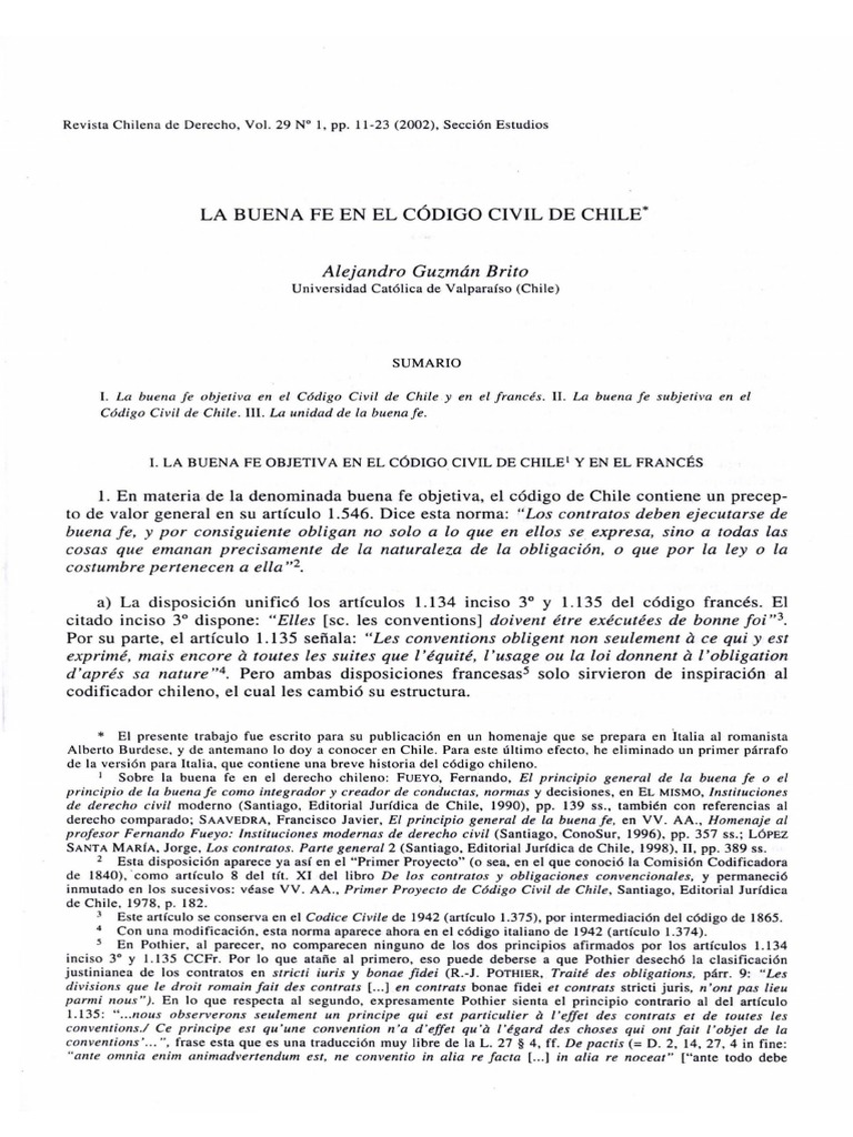 La Buena - Fe PDF | PDF