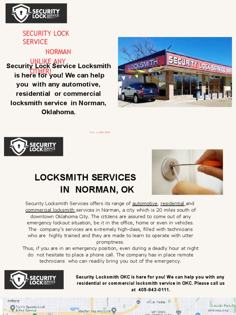 Locksmith Services in Norman | PDF