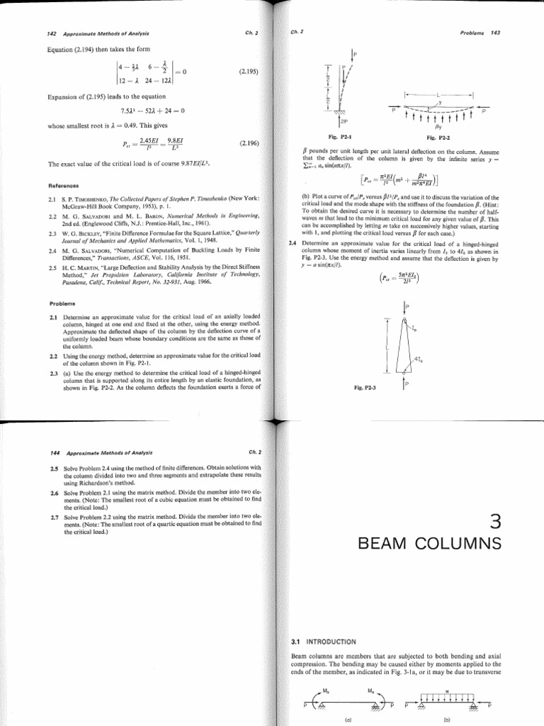Book Principles of Structural Stability Theory2 | PDF | Beam (Structure ...