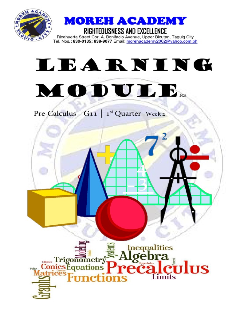 Q1 Pre Calculus Week 2 PDF | PDF | Perpendicular | Analytic Geometry