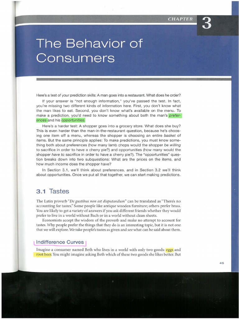 Landsburg Price Theory and Applications South-Western Cengage Learning. ch3 | PDF