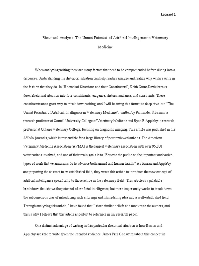 Rhetorical Analysis - Final Draft | PDF | Philosophy | Self-Improvement