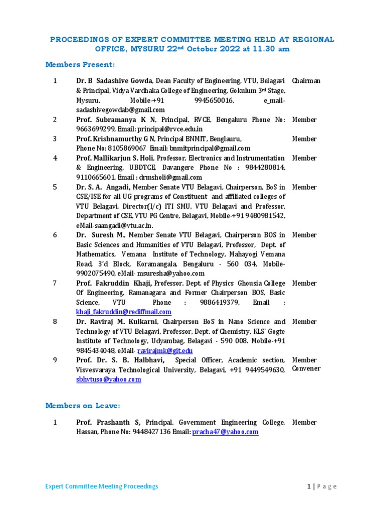 Meeting Proceedings Signed PDF | PDF | Engineering