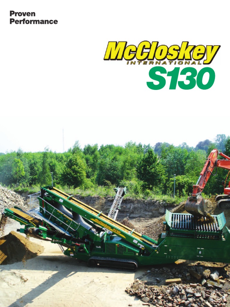Mccloskey S 130 en (7dd) | PDF