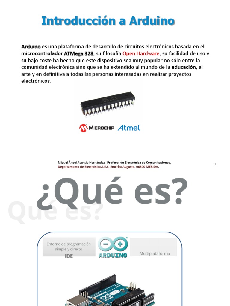 Introducción A Arduino | PDF | Arduino | Arquitectura de Computadores