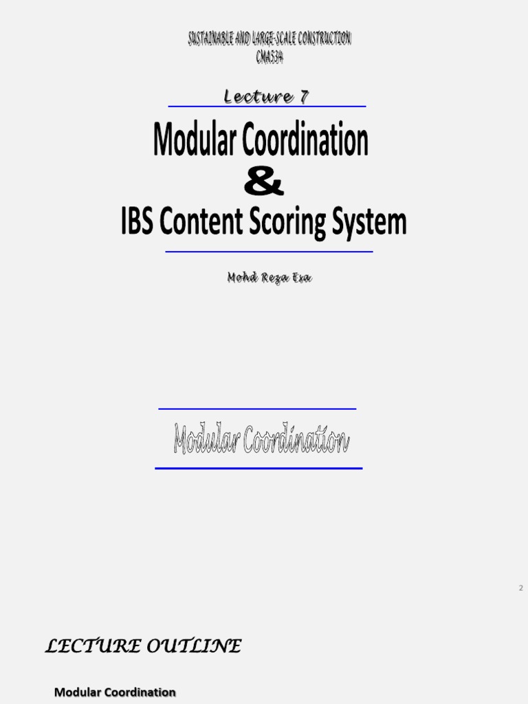 Ibs Score | PDF | Precast Concrete | Modular Programming