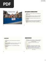 Method Statement For Demolition of Building Structures 1 | PDF | Demolition