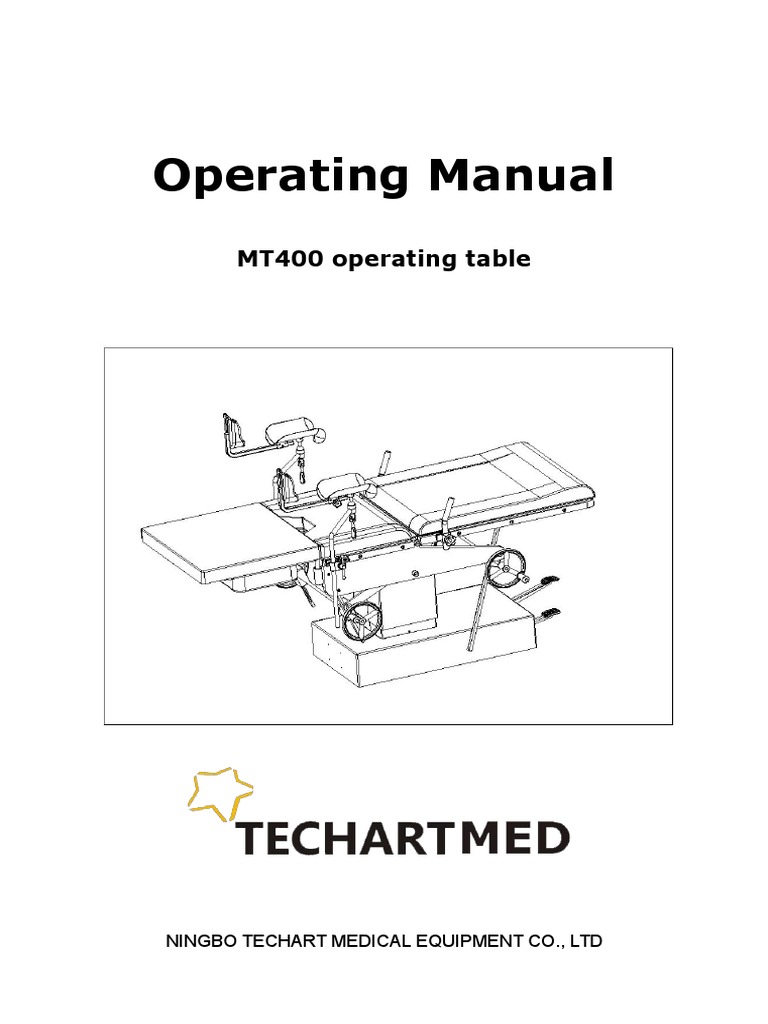 MT400 Operating Table | PDF