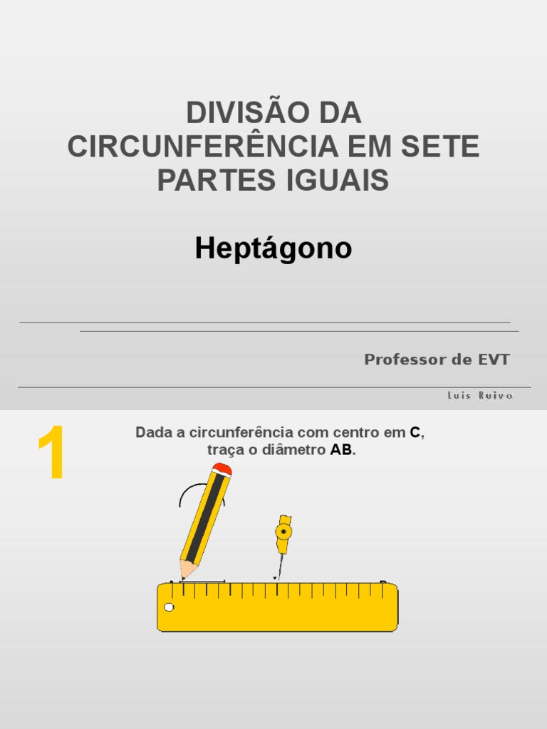 Dividir Circunferência em 7 Partes | PDF