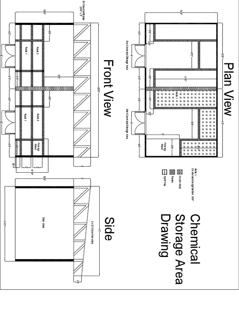 Chemical Storage Area Floor Plan | PDF