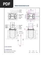 Perhitungan Base Plate Dan Angkur | PDF